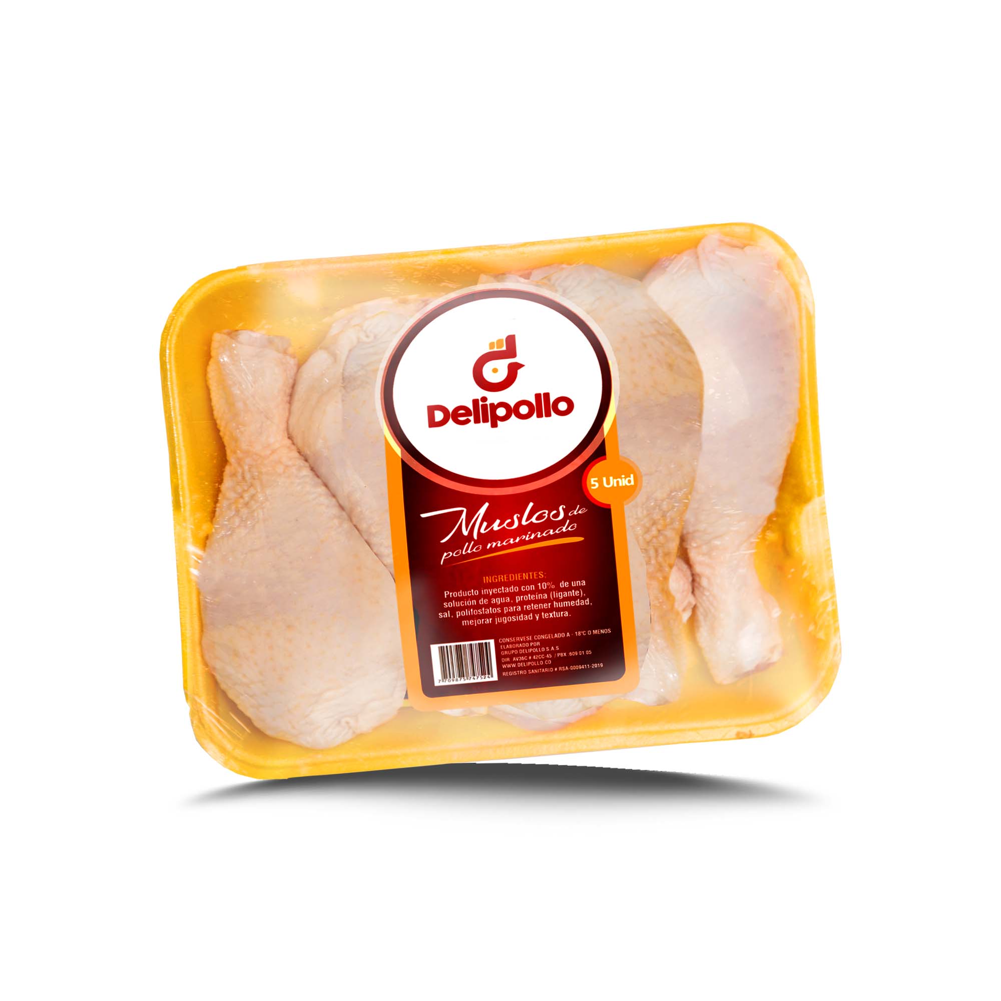 Bandeja Muslos de Pollo | Grupo Delipollo